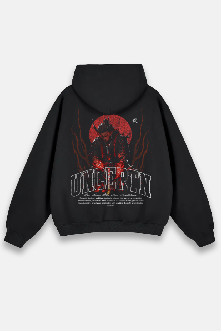 UC040 Samurai Oversized Hoodie | Uncertn